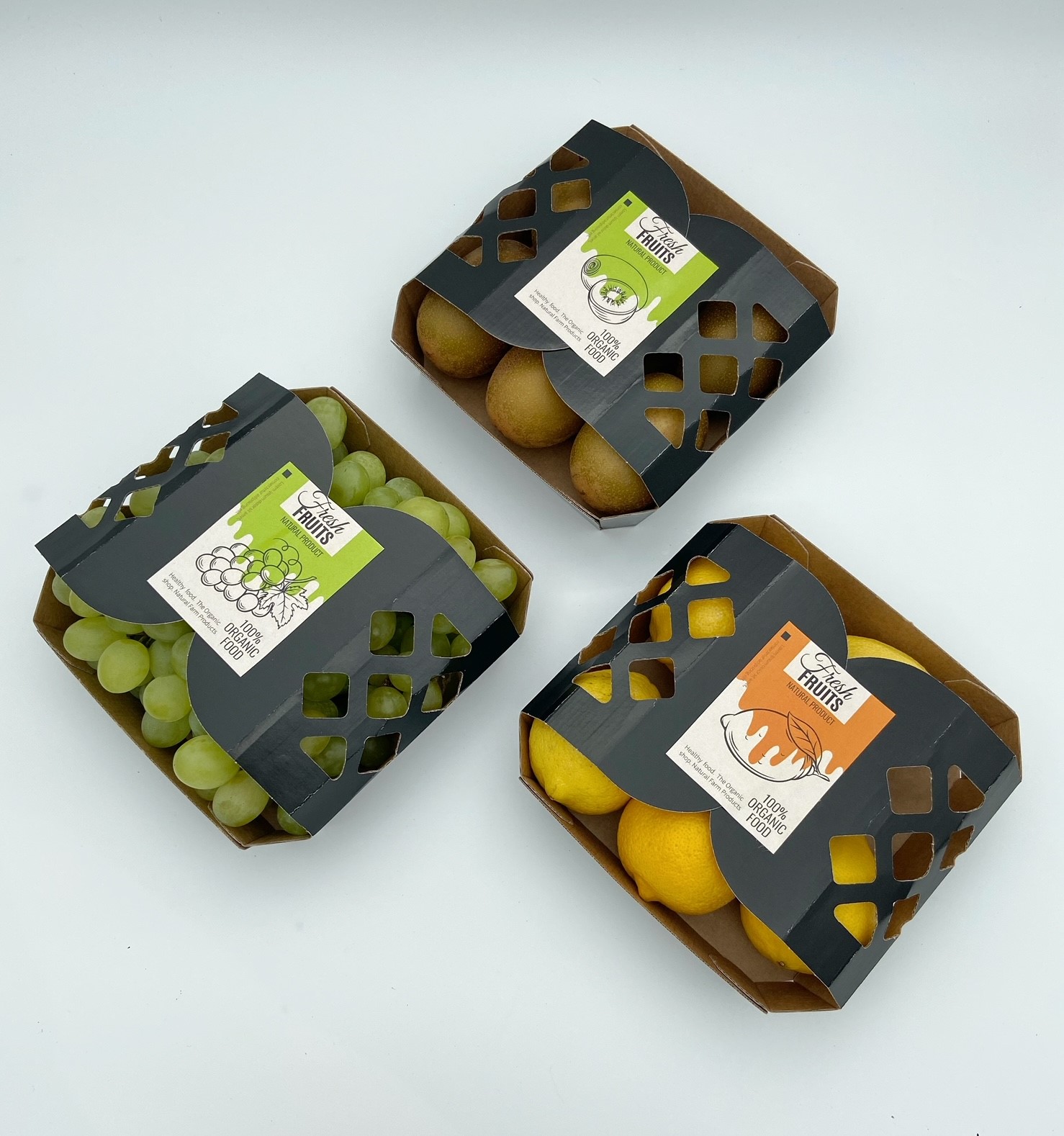 New fluted board extended wing tray with label | NNZ United Kingdom